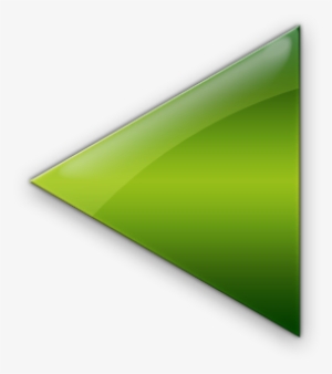 Solid Triangle Left Icon - Зелёный Треугольник Png - Free Transparent ...