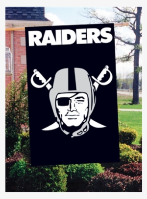 Oakland Raiders Applique Banner Flag - Oakland Raiders - Free ...