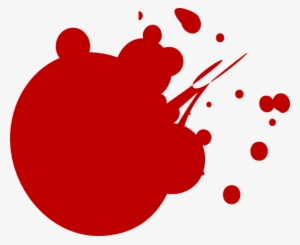 Red Dot Splat Clip Art At Clker - Neon Paint Splatter Clip Art - Free ...