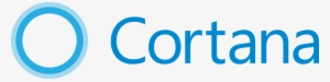 W10 Cortana Lockup Blue - Microsoft Cortana Logo - Free Transparent PNG ...