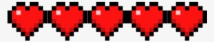 Health Transparent Minecraft Banner Download - Minecraft Life Heart ...