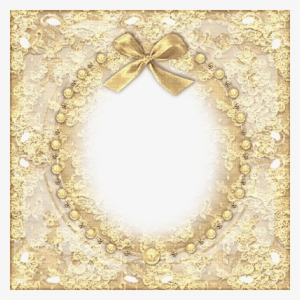 Gold Lace Frame - Picture Frame - Free Transparent PNG Download - PNGkey