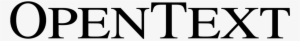 Opentext Logo Black - Open Text Corporation Logo - Free Transparent PNG ...