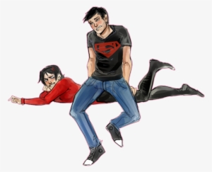 Dc Comics/ Tim Drake And Kon-el - Cartoon - Free Transparent PNG ...