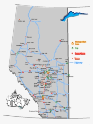 Ab Towns Names - Alberta Highway Map - Free Transparent PNG Download ...