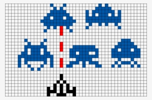 Space Invaders Pixel Art - Free Transparent PNG Download - PNGkey