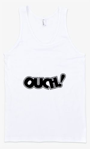 Ouch Fine Jersey Tank Top Unisex By Itee - Girl Shirt Transparent ...