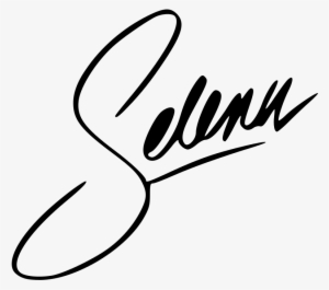 File - Selenaqsignature - Svg - Selena Logo - Free Transparent PNG ...