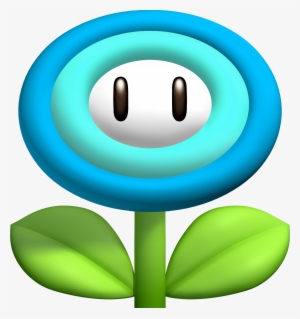 Ice Flower - Mario Bros Ice Flower - Free Transparent PNG Download - PNGkey