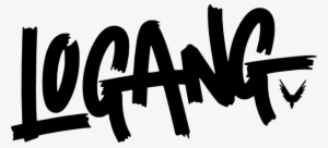 Youtube, Personal Use, Logan Paul Logang - Logang Logo Black And White ...