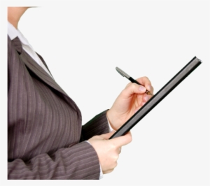 Download Women Holding Notepad Png Image - Sitting - Free Transparent ...