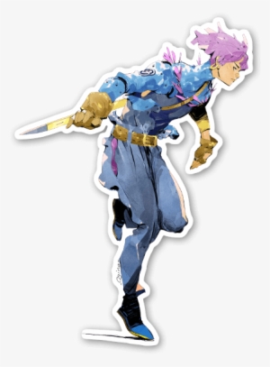 Future Trunks Redesign Sticker - Design - Free Transparent PNG Download ...