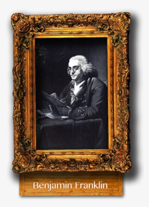 Benjamin Franklin Portrait - Benjamin Franklin's The Art Of Virtue: His ...