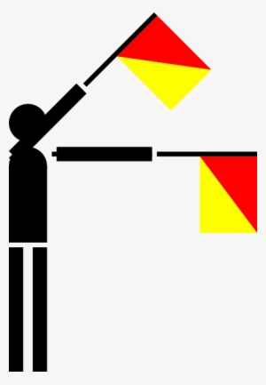 Free Vector Semaphore Whiskey Clip Art - Semaphore U - Free Transparent ...