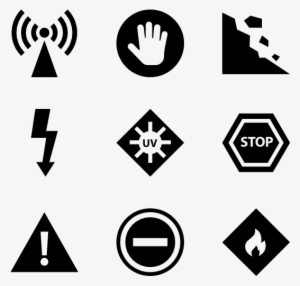 Universal Warning Signals - Instructional Icons - Free Transparent PNG ...