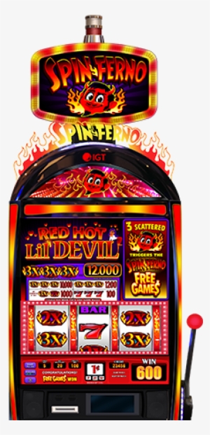 Spin Ferno Red Hot Lil Devil - Slot Machine - Free Transparent PNG ...