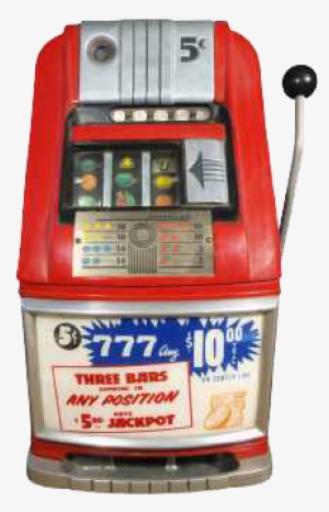 History Of Slots - Vintage Slot Machine Red - Free Transparent PNG ...