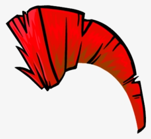 Red Mohawk Club Penguin - Free Transparent PNG Download - PNGkey