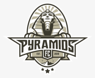 Pyramids Logo Design 2 Colors - Pyramids Fc Logo - Free Transparent PNG ...