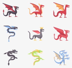 Dragons 30 Icons - Dragon - Free Transparent PNG Download - PNGkey