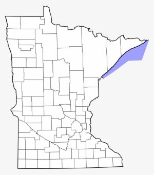 Map Of Minnesota Counties Blank - Outline Of Minnesota Counties - Free ...
