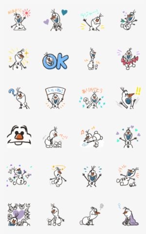 Olaf And The Snowgies - Line - Free Transparent PNG Download - PNGkey