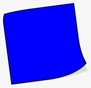 Blue Sticky Note Svg Clip Arts 600 X 580 Px - Free Transparent PNG ...