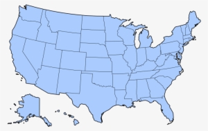 Blue Us Map Png - Free Transparent PNG Download - PNGkey