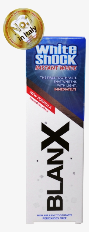 Blanx White Shock Toothpaste - Blanx White Shock - Free Transparent PNG ...