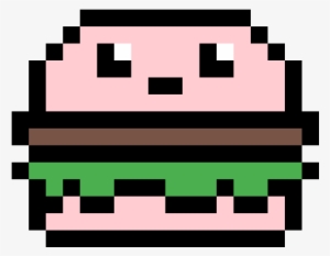 Booger Patty - Hamburger Minecraft Pixel Art - Free Transparent PNG ...