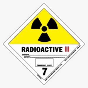 Hazmat Class 7 Radioactive - Adr 7b - Free Transparent PNG Download ...