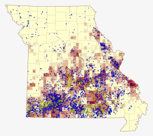 Sinkholes And Karst Terrain Regions In America 1900 - Missouri Karst ...