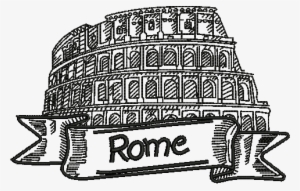 Label - Rome Drawing - Free Transparent PNG Download - PNGkey