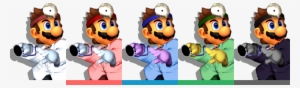 Mario Palette - Dr Mario Melee Colors - Free Transparent PNG Download ...