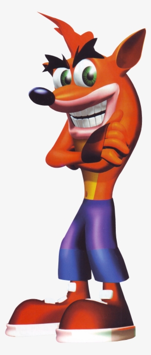 Crash Bandicoot Crash Bash Official Art Render Scan - Free Transparent ...