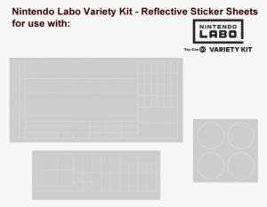 Labo - Toy-con 01 - Variety - Stickers - Reflective - Nintendo Labo ...
