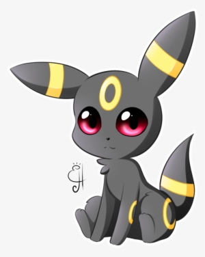 Umbreon Sticker - Chibi Shiny Umbreon - Free Transparent PNG Download ...