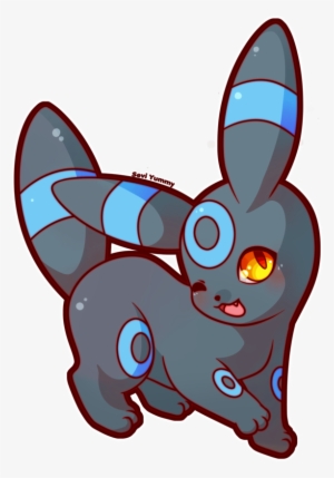Umbreon Sticker - Chibi Shiny Umbreon - Free Transparent PNG Download ...