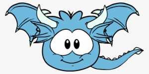 Blue Puffle Dragon Sprite - Club Penguin Puffle Dragon - Free ...