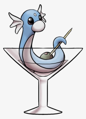 Dratini Martini Key Charm - Cartoon - Free Transparent PNG Download ...