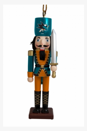 San Jose Sharks Nutcracker Ornament - Carolina Panthers 4" Nutcracker ...