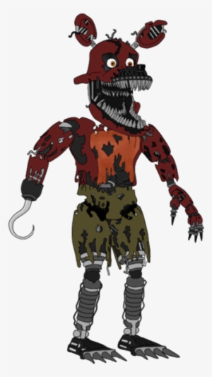 Fnaf Nightmare Foxy Full Body - Free Transparent PNG Download - PNGkey