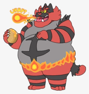 I Like Incineroar - Fat Fur Gained Weight Comic - Free Transparent PNG ...