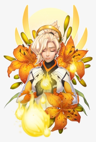 Mercy - Overwatch Mercy Pixel Art - Free Transparent PNG Download - PNGkey
