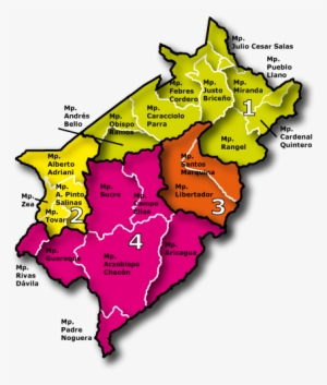 Mapa Del Estado Merida - Free Transparent PNG Download - PNGkey