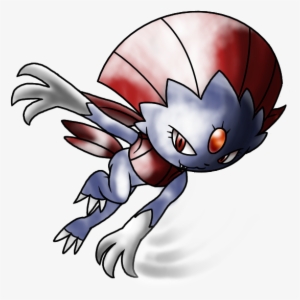 Here's A Drawing I Just Made Of Weavile From The Pokémon - Cartoon ...