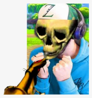 Omg I'm Skull Trooper Doot Doot - Skull - Free Transparent PNG Download ...