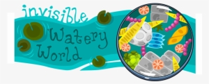 Invisible Water World Illustration Showing Microorganisms - Plankton ...