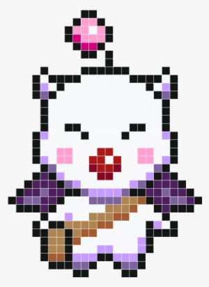 Moogle - Pixel Art - Free Transparent PNG Download - PNGkey