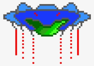 Alien Mothership - Mothership Pixel Art - Free Transparent PNG Download ...